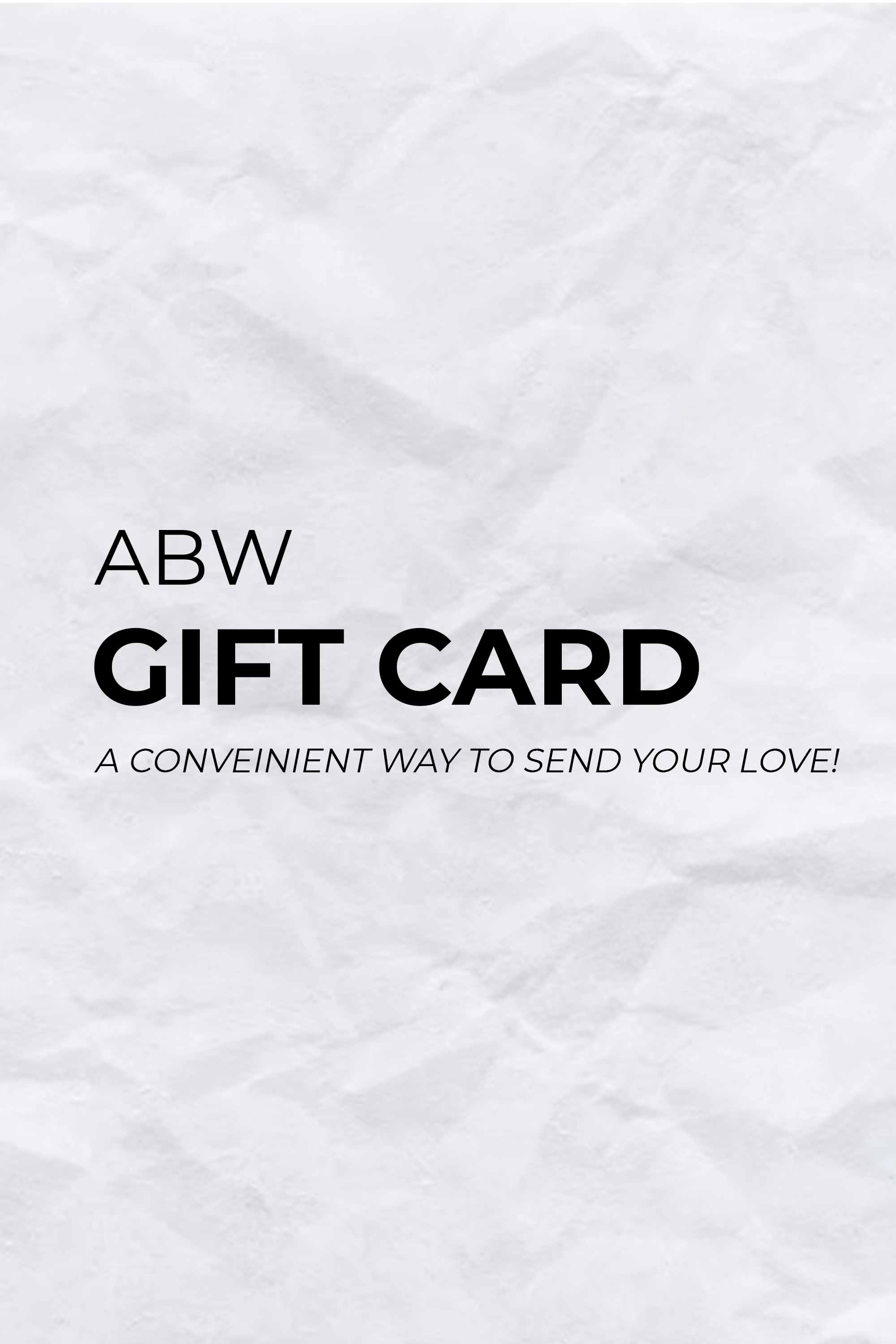 ABW GIFT CARD